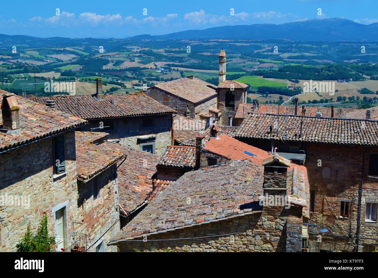 roofs of an italian village Stock Photo - Alamy