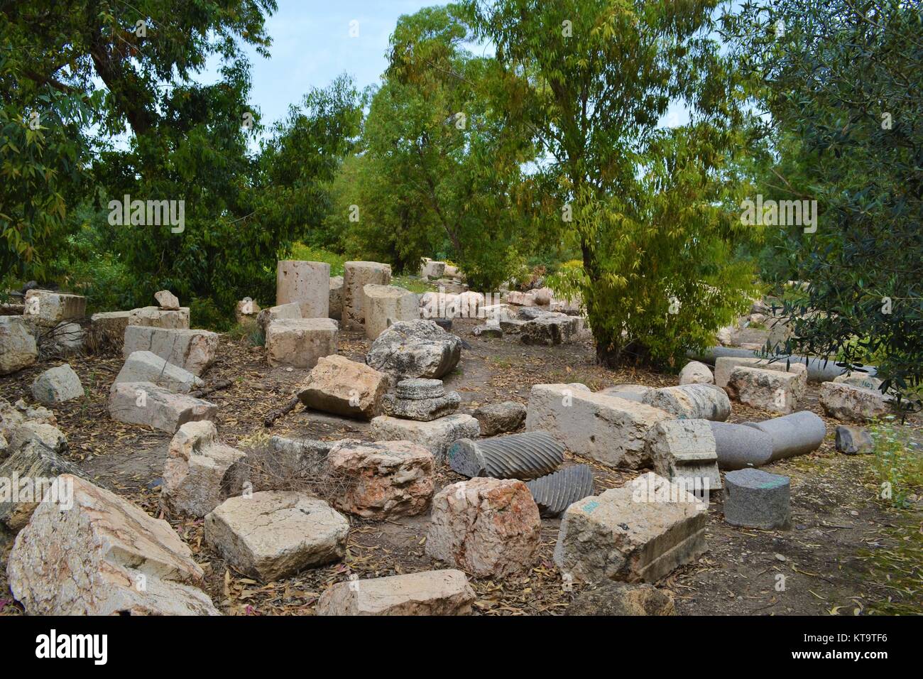 remains of a roman settlement Stock Photo - Alamy