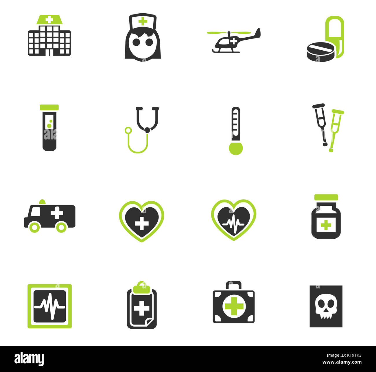 medicine icon set Stock Photo - Alamy