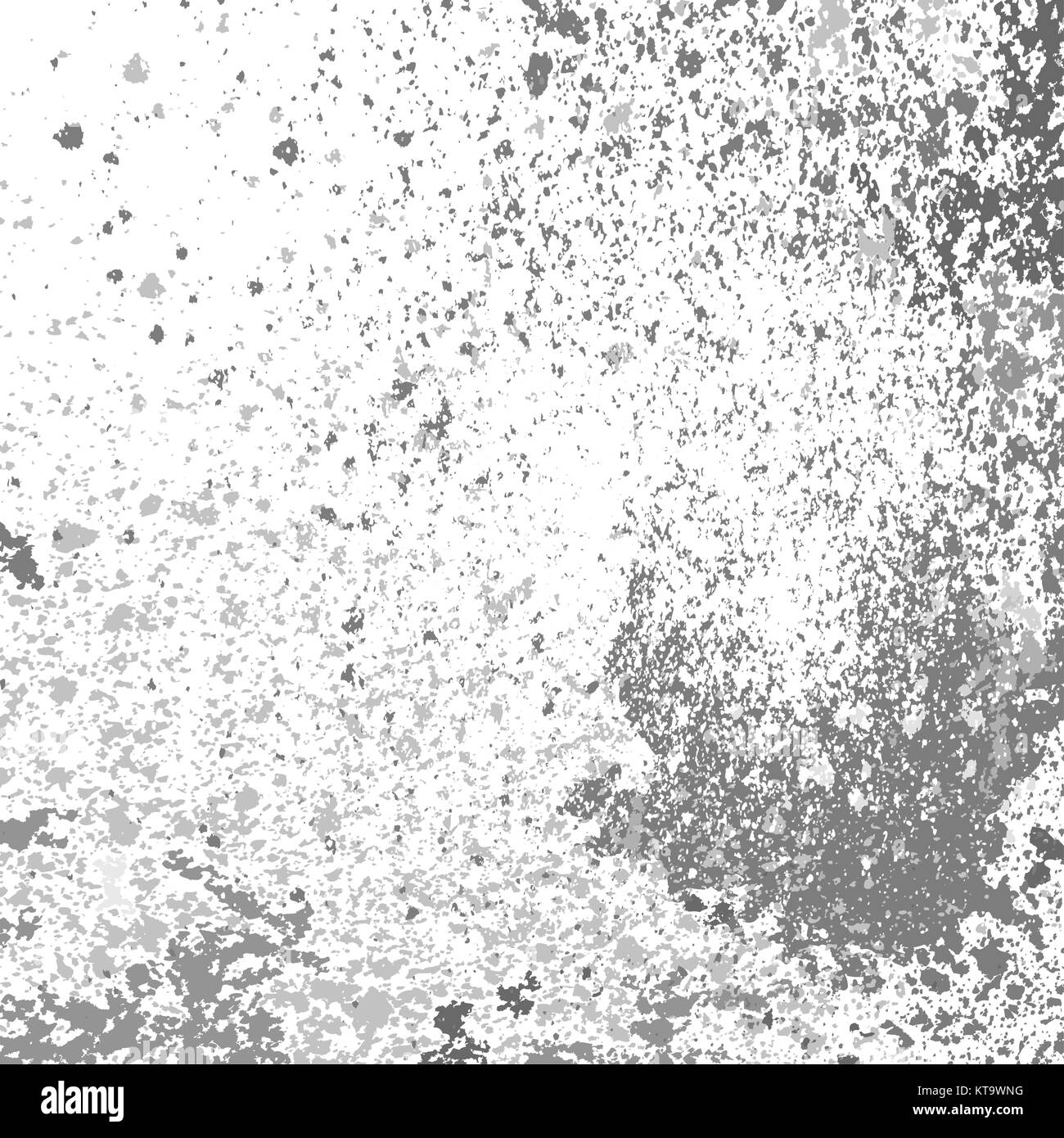 Vector silver paint splash, splatter, and blob shiny on white ba Stock ...