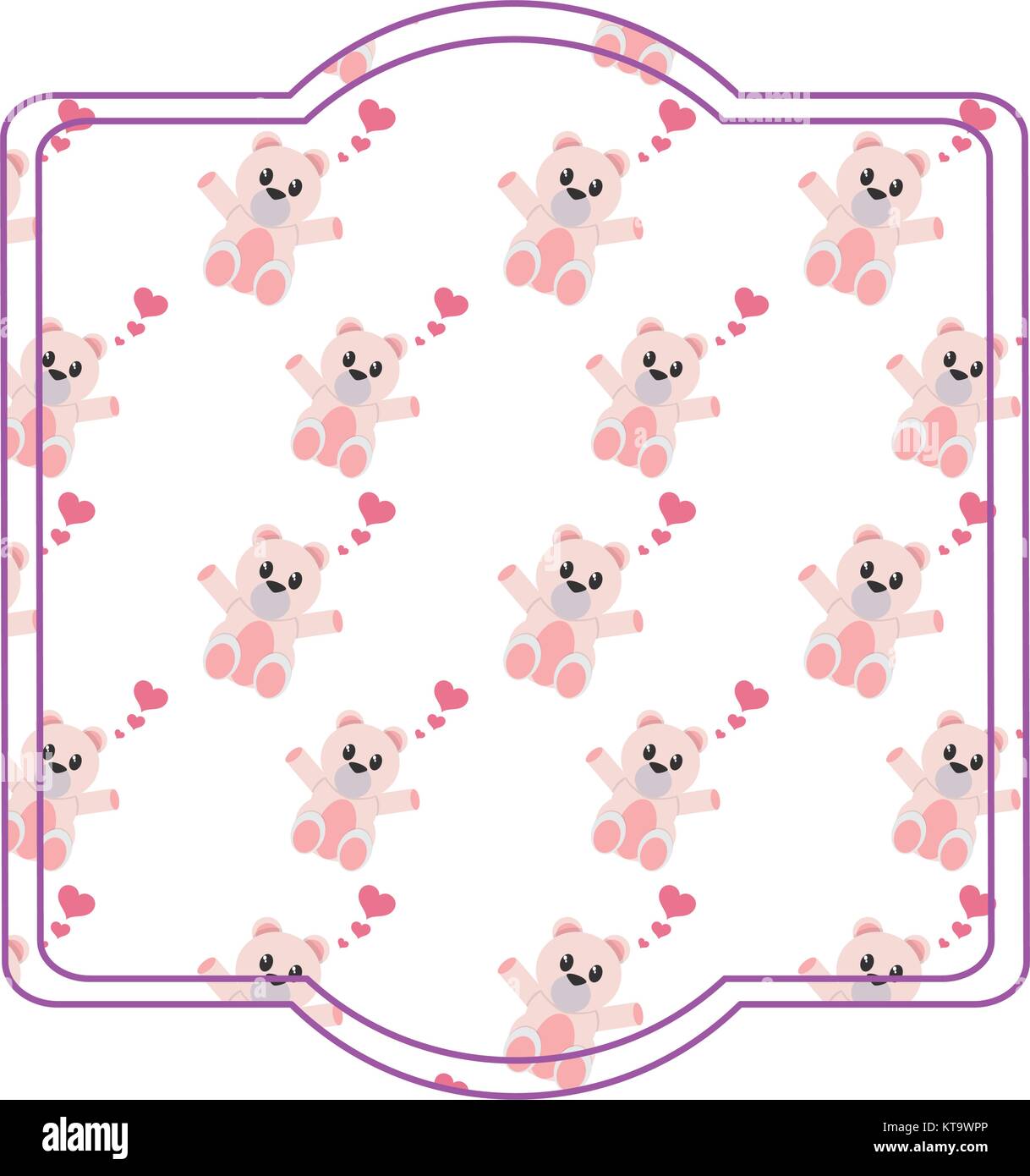 Bear cartoon frame design Stock Vector Image & Art - Alamy