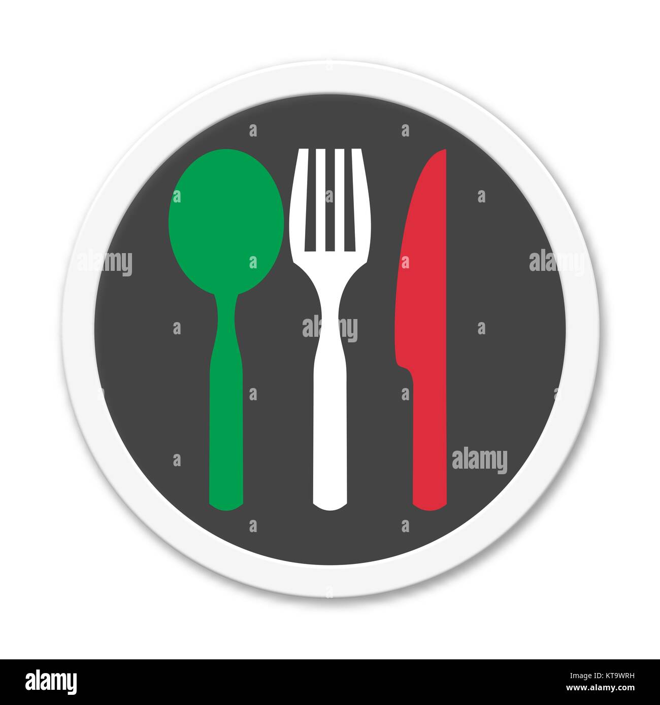 Order online round green Cut Out Stock Images & Pictures - Alamy