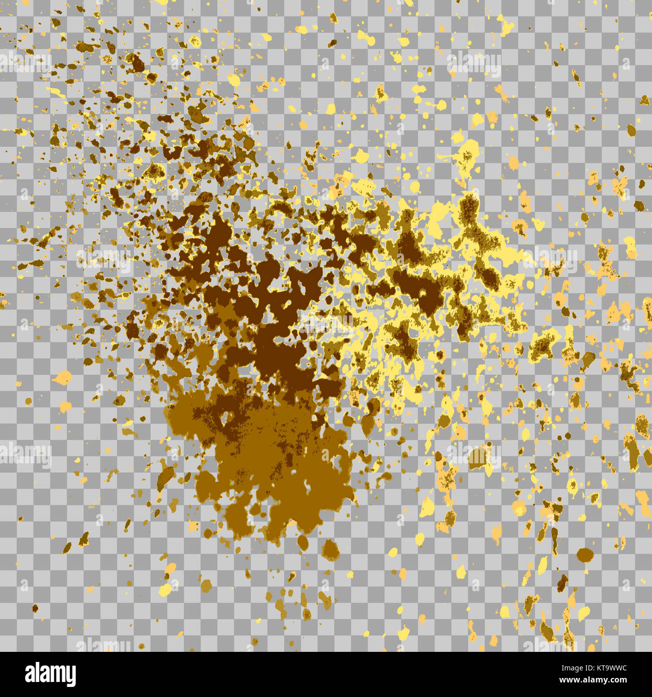 Illustration of confetti explosion effect isolated on transparent Stock ...