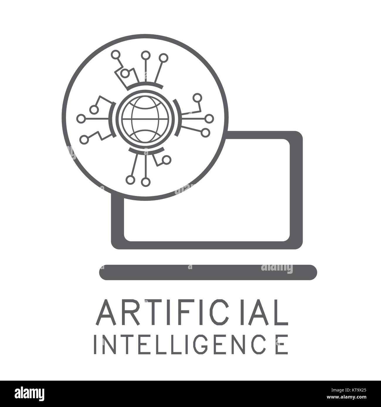 Artificial intelligence icons Stock Vector Image & Art - Alamy