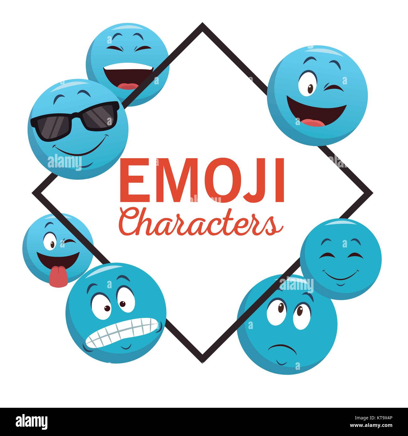 Emoji chat characters Stock Vector Image & Art - Alamy