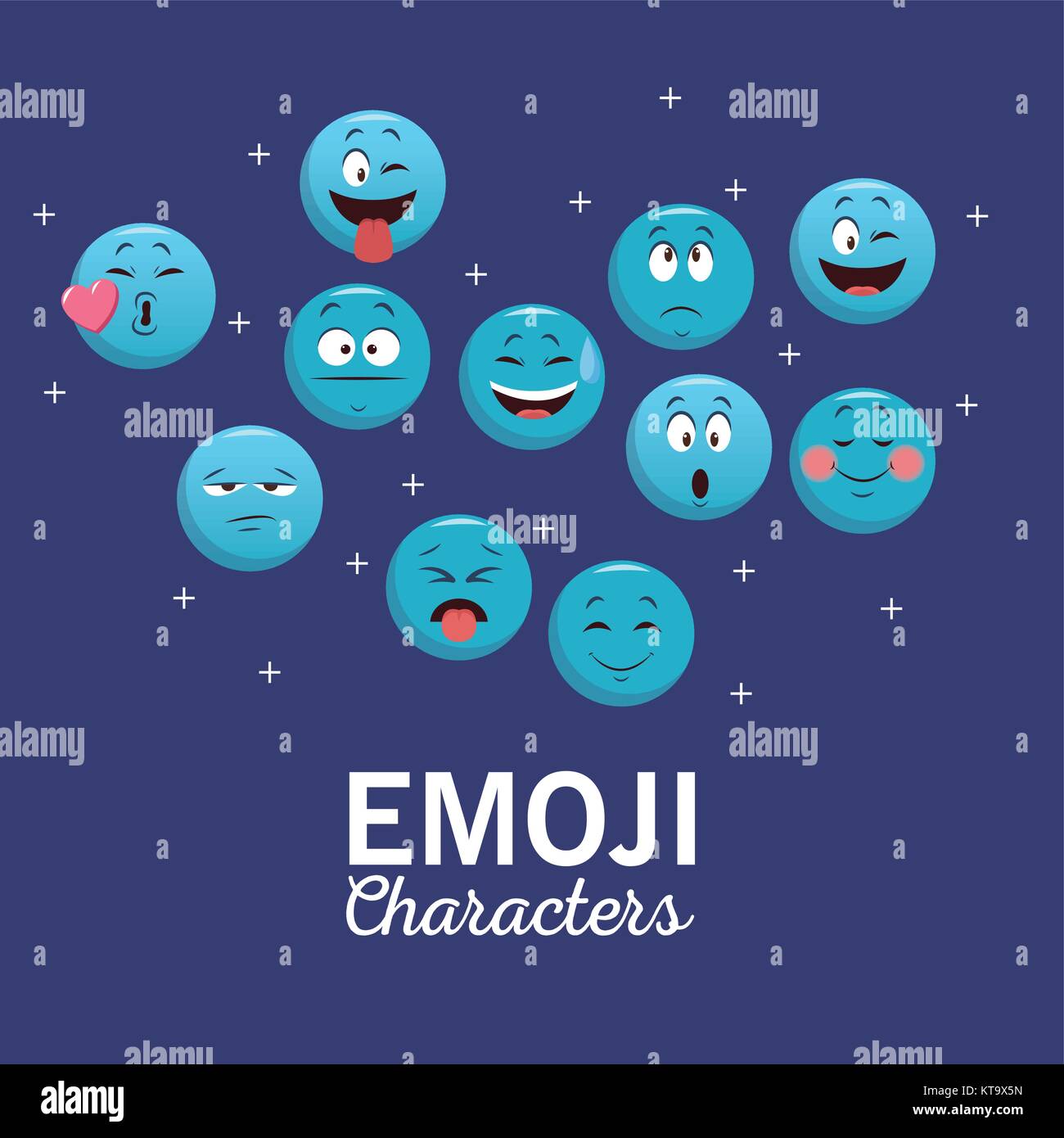 Emoji chat characters Stock Vector Image & Art - Alamy