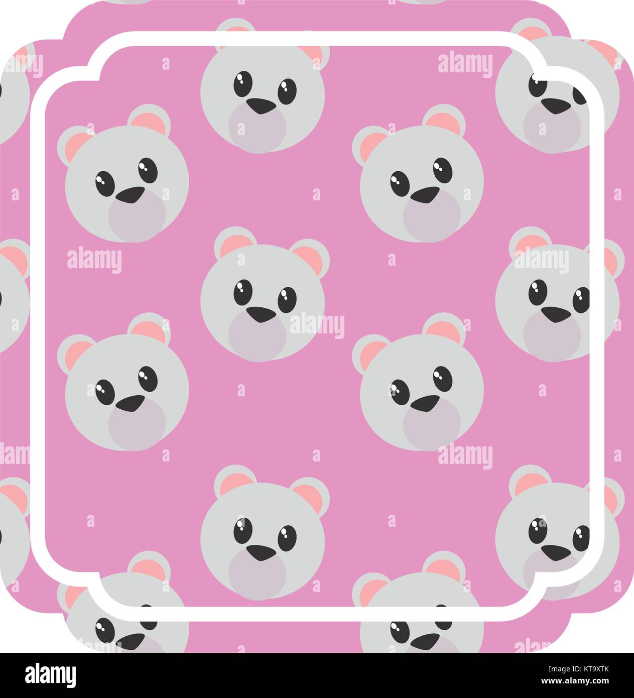 Bear cartoon frame Stock Vector Image & Art - Alamy