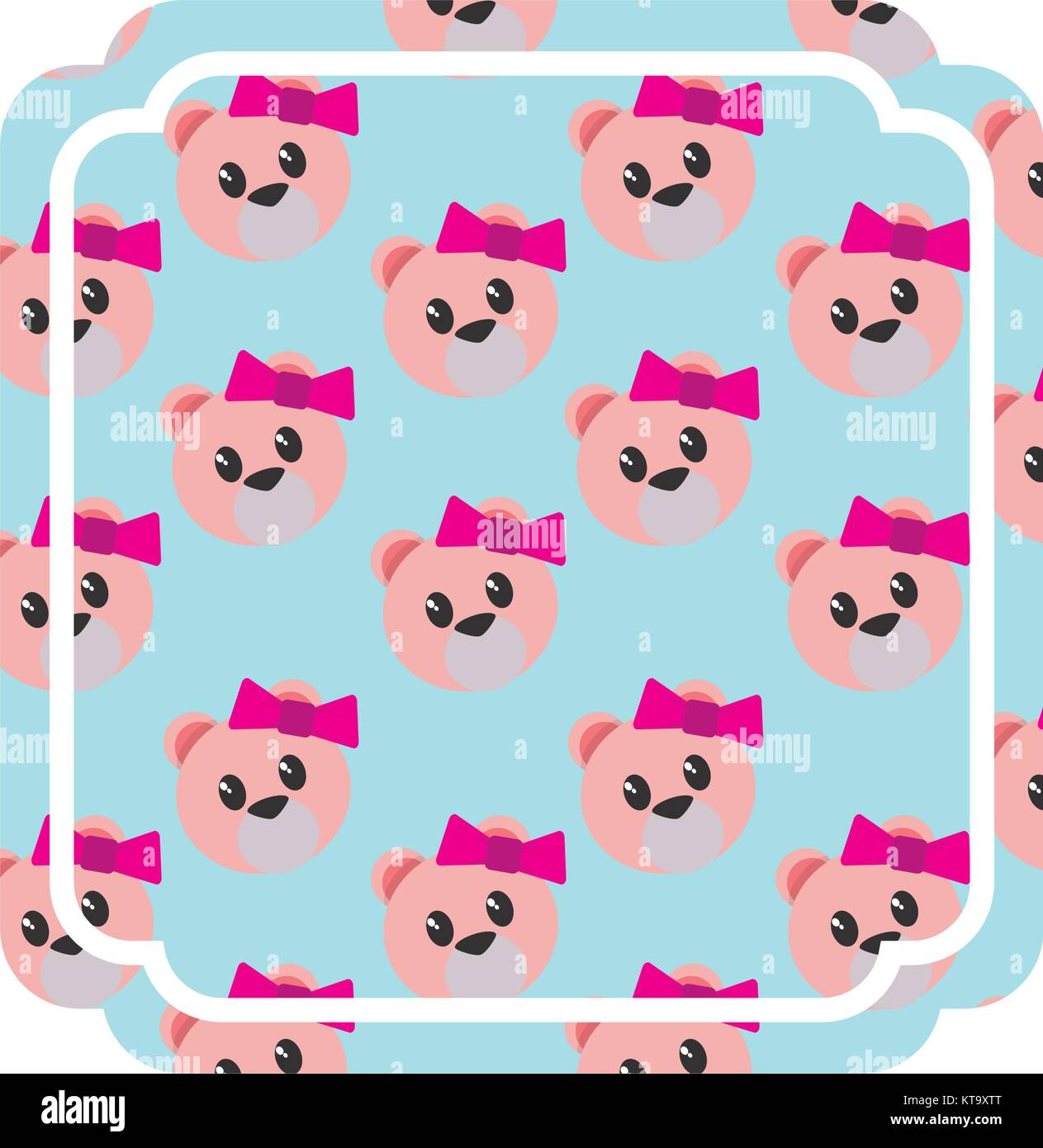 Bear cartoon frame Stock Vector Image & Art - Alamy