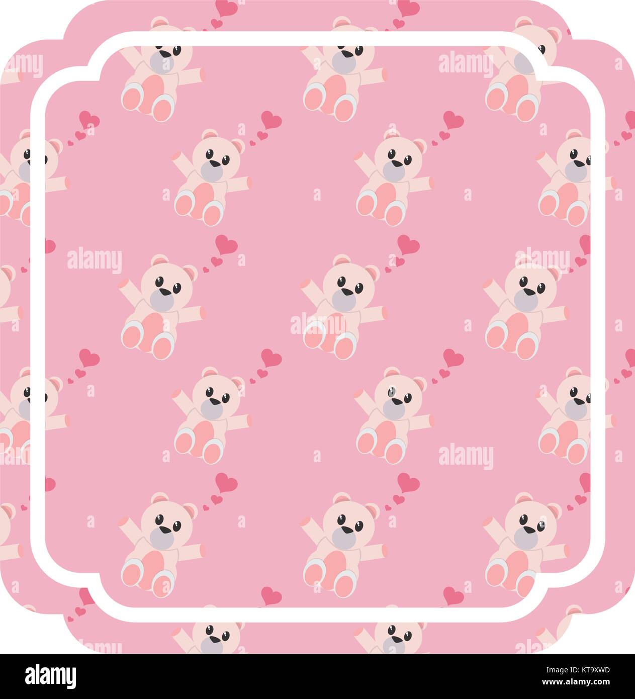 Bear cartoon frame Stock Vector Image & Art - Alamy