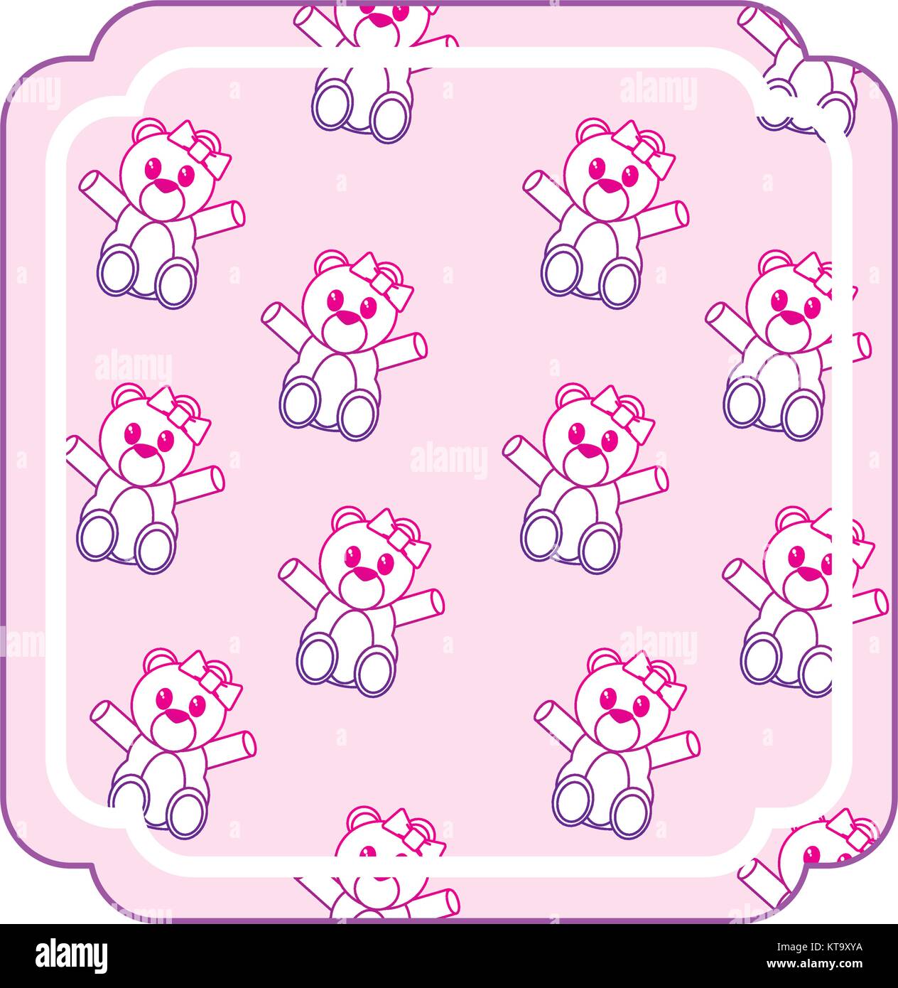 Bear cartoon frame Stock Vector Image & Art - Alamy