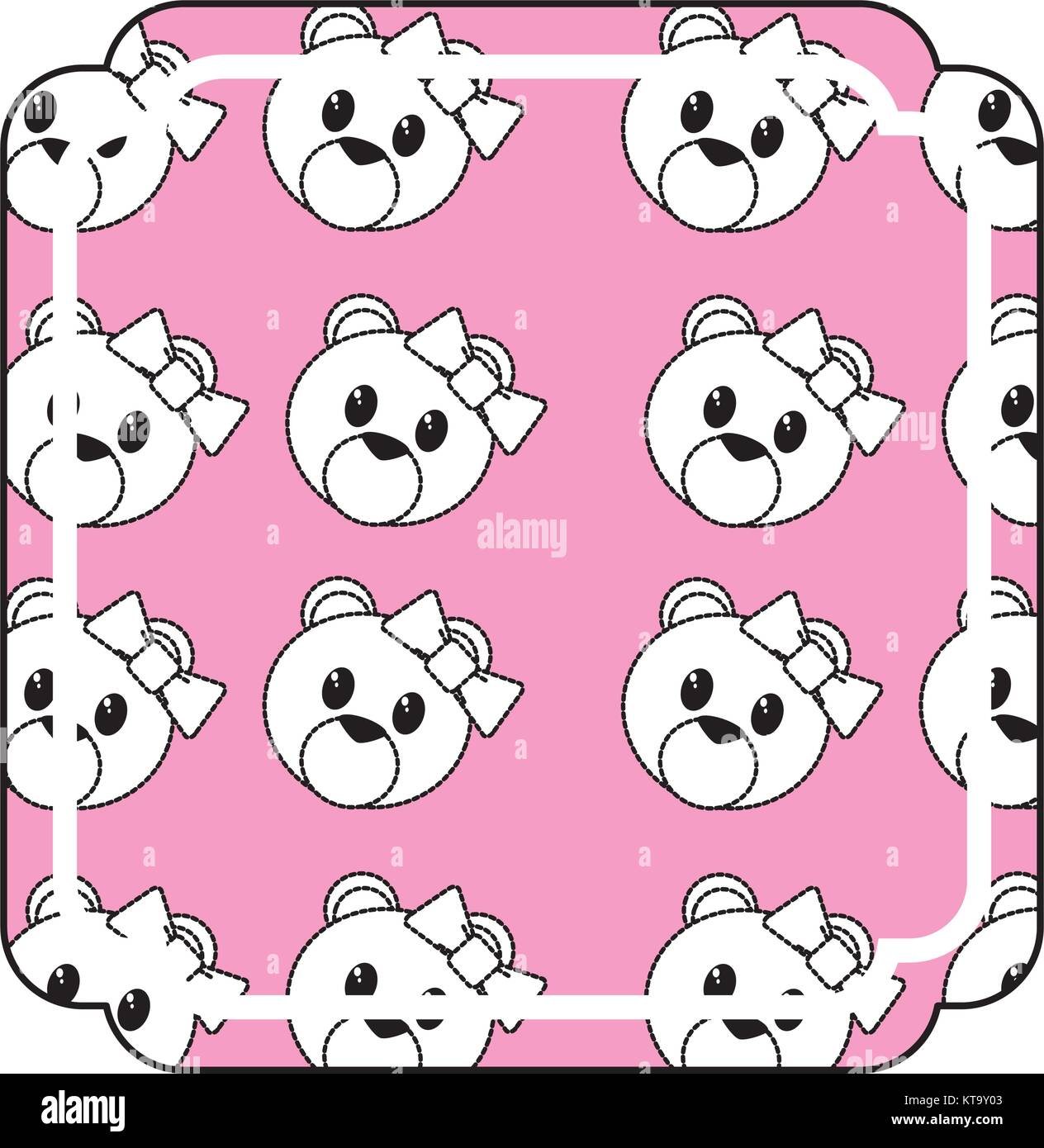 Bear cartoon frame Stock Vector Image & Art - Alamy