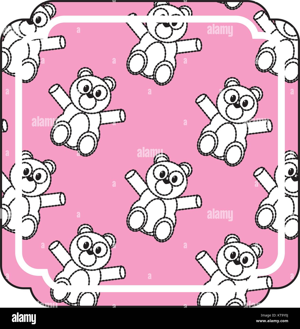 Bear cartoon frame Stock Vector Image & Art - Alamy