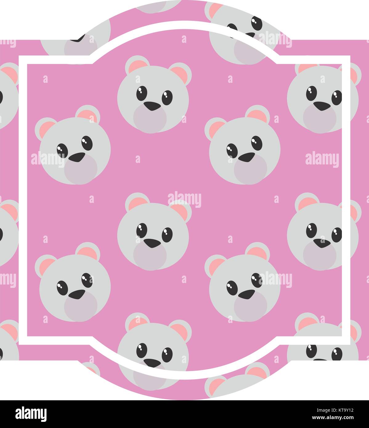 Bear cartoon frame Stock Vector Image & Art - Alamy
