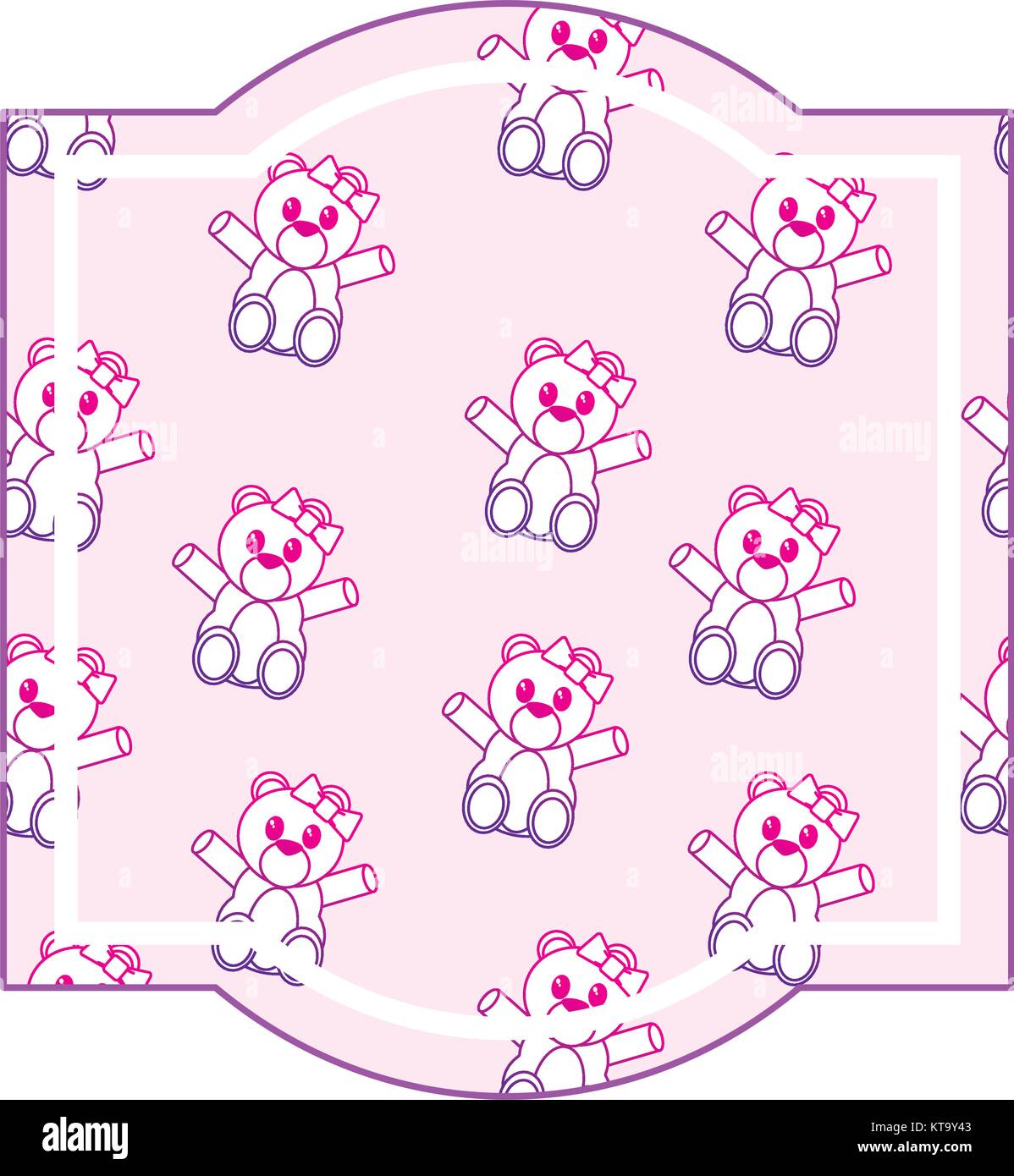 Bear cartoon frame Stock Vector Image & Art - Alamy