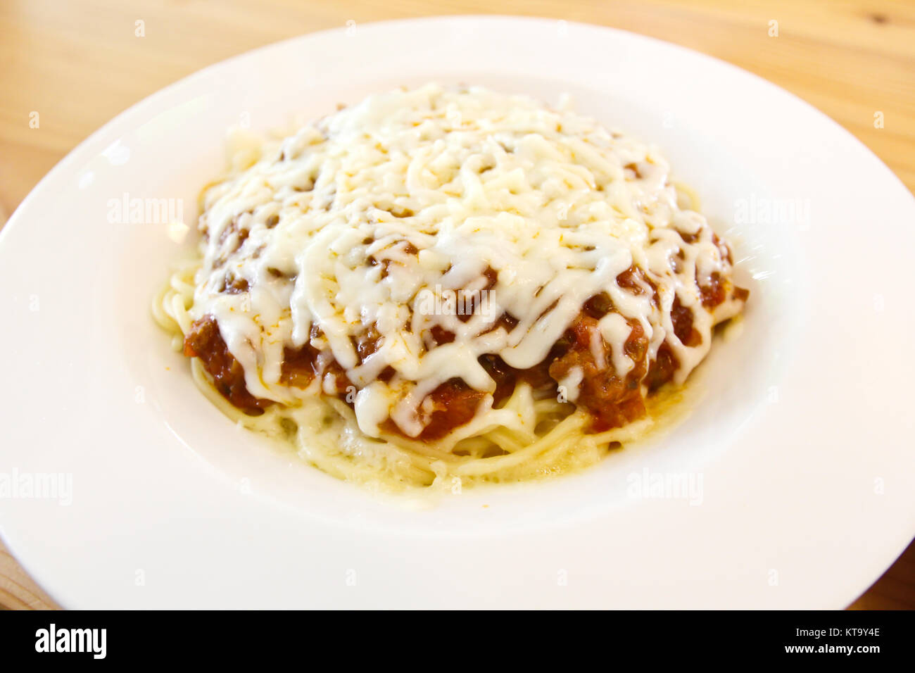 Spaghetti with cheese Stock Photo - Alamy