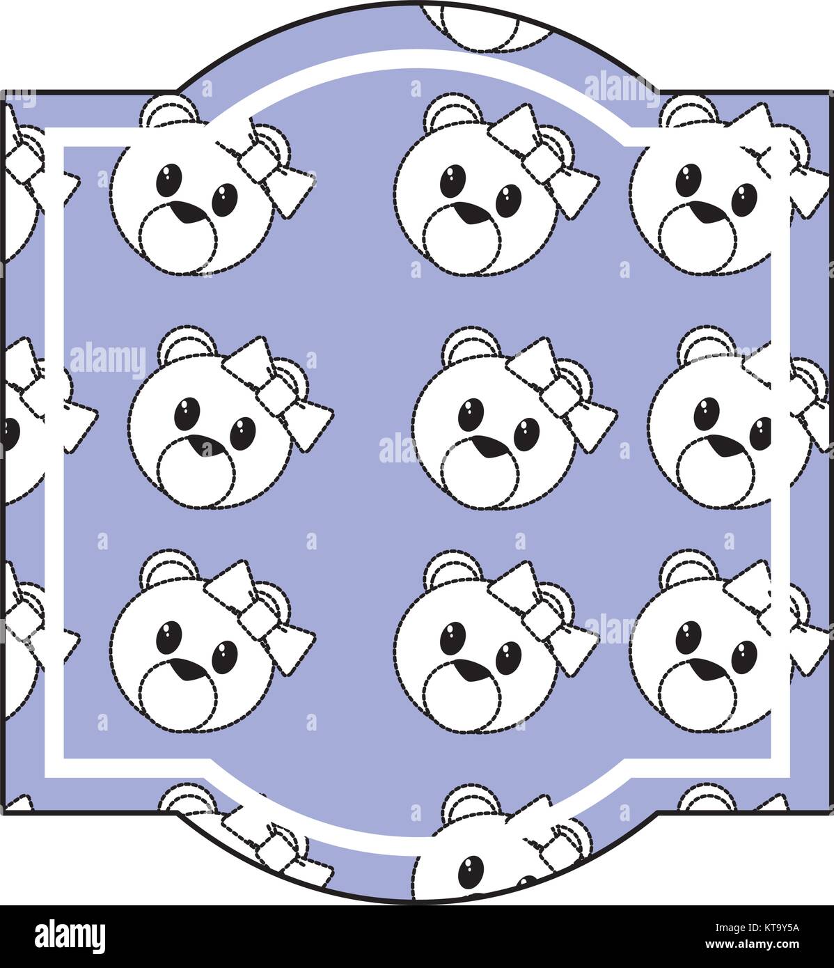 Bear cartoon frame Stock Vector Image & Art - Alamy