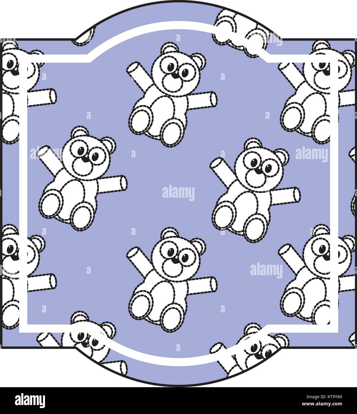 Bear cartoon frame Stock Vector Image & Art - Alamy