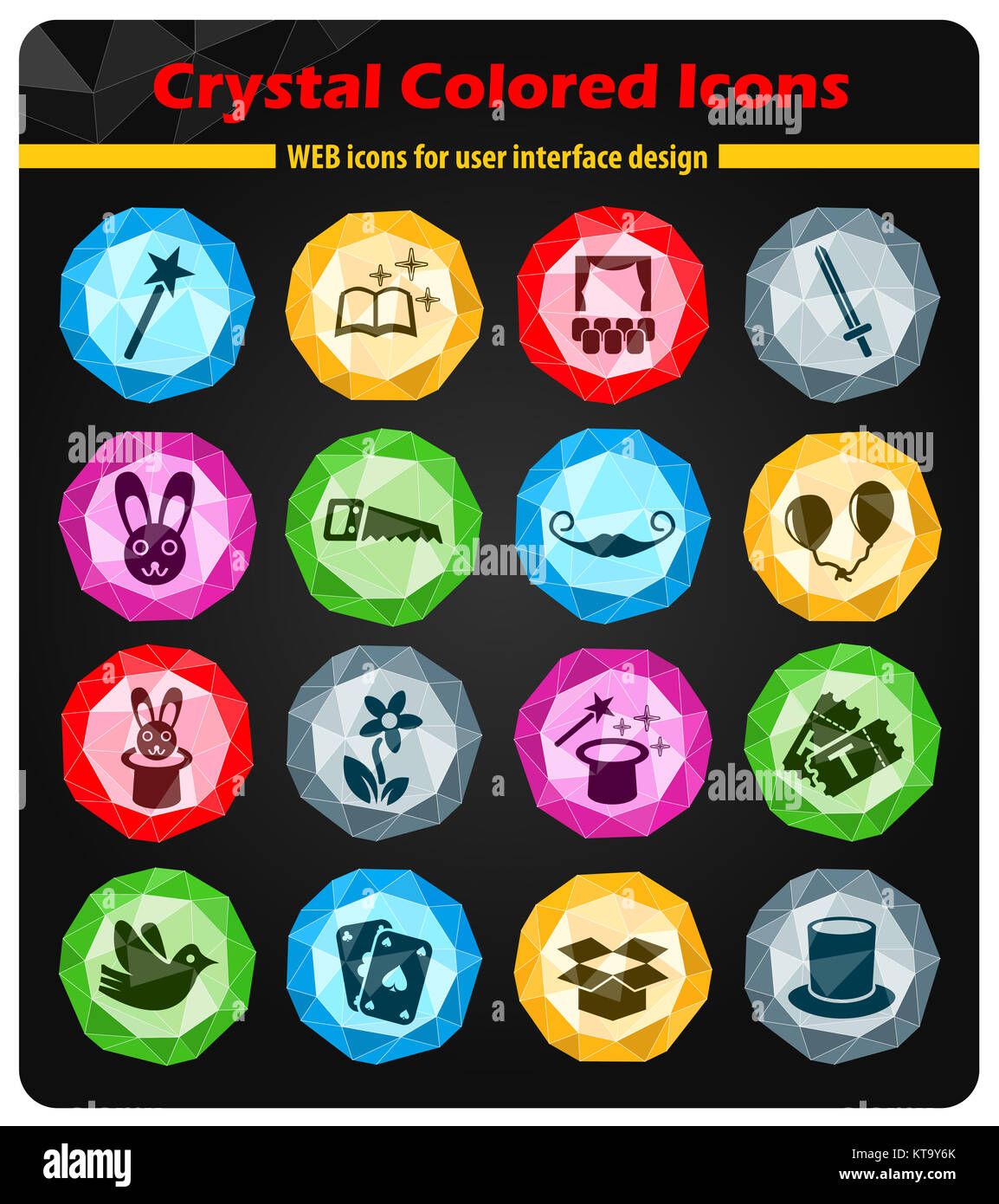 magic icon set Stock Photo - Alamy
