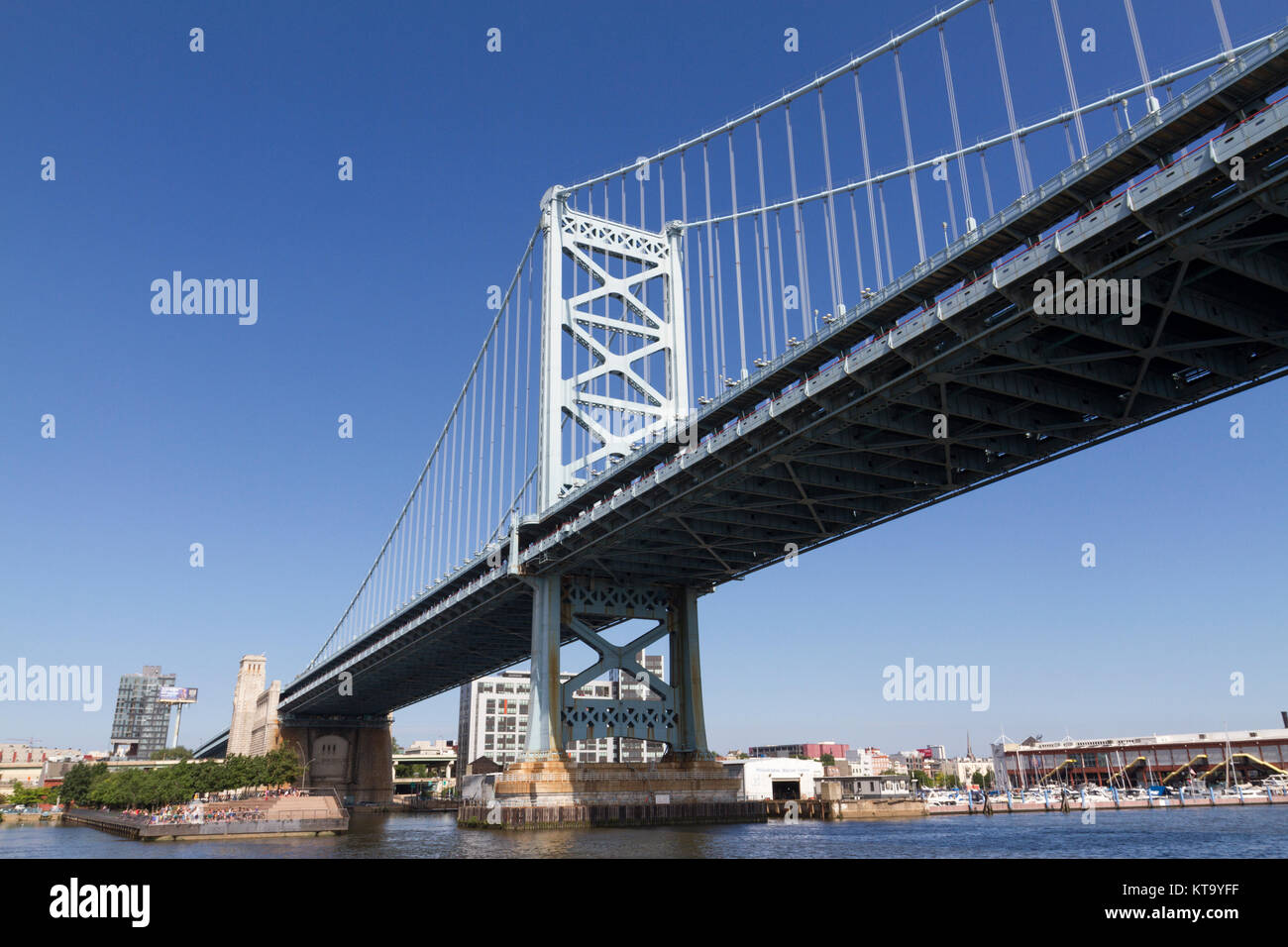 Benjamin franklin bridge hi-res stock photography and images - Alamy