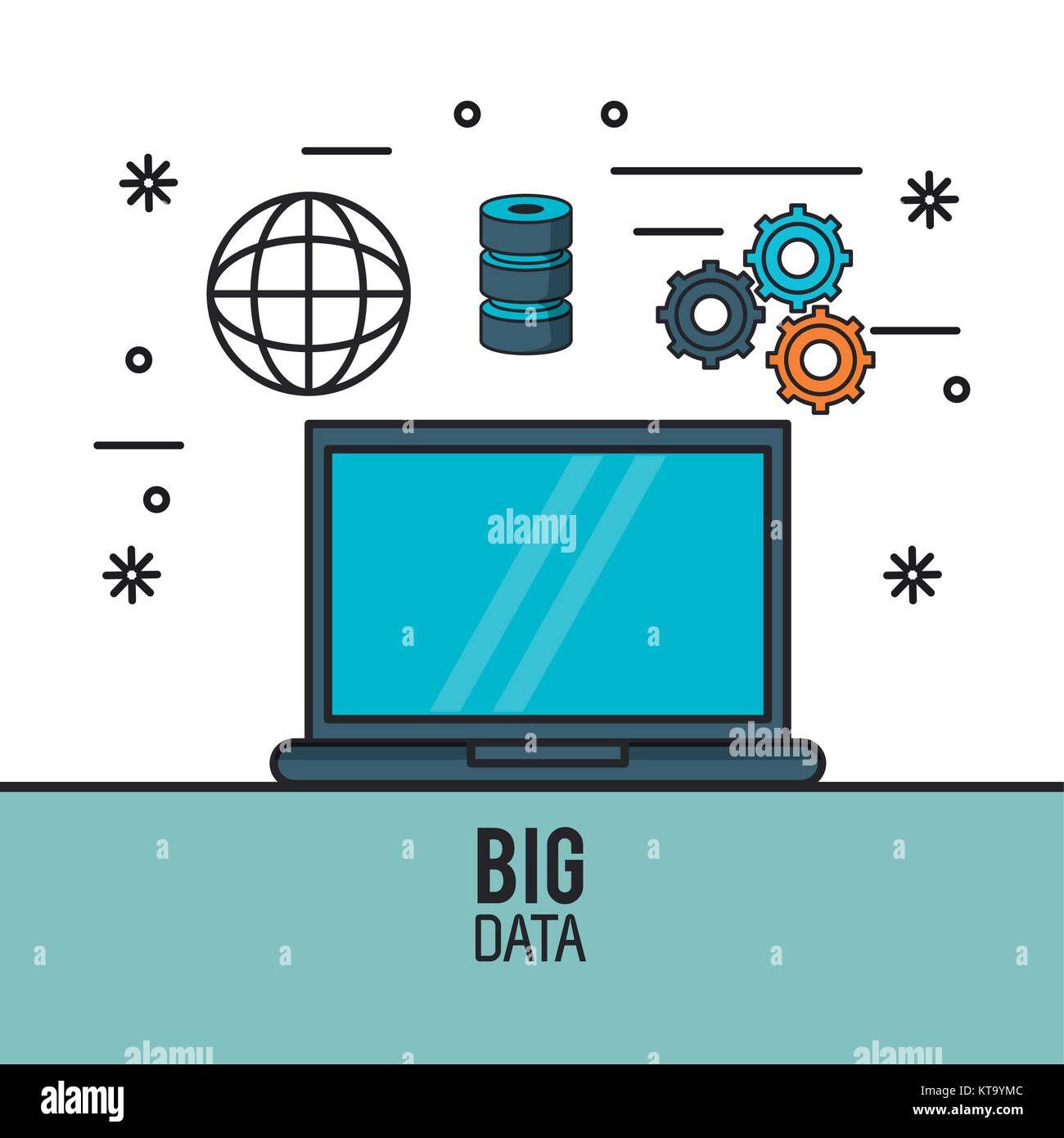 Big Data Technology Stock Vector Image And Art Alamy 4464