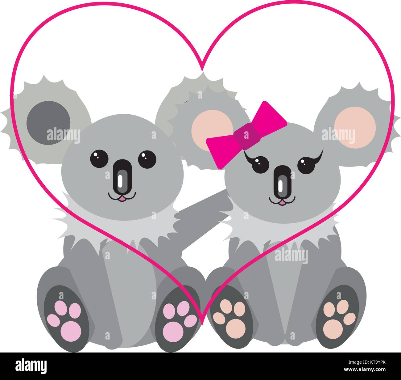 Koala cartoon design Stock Vector Image & Art - Alamy