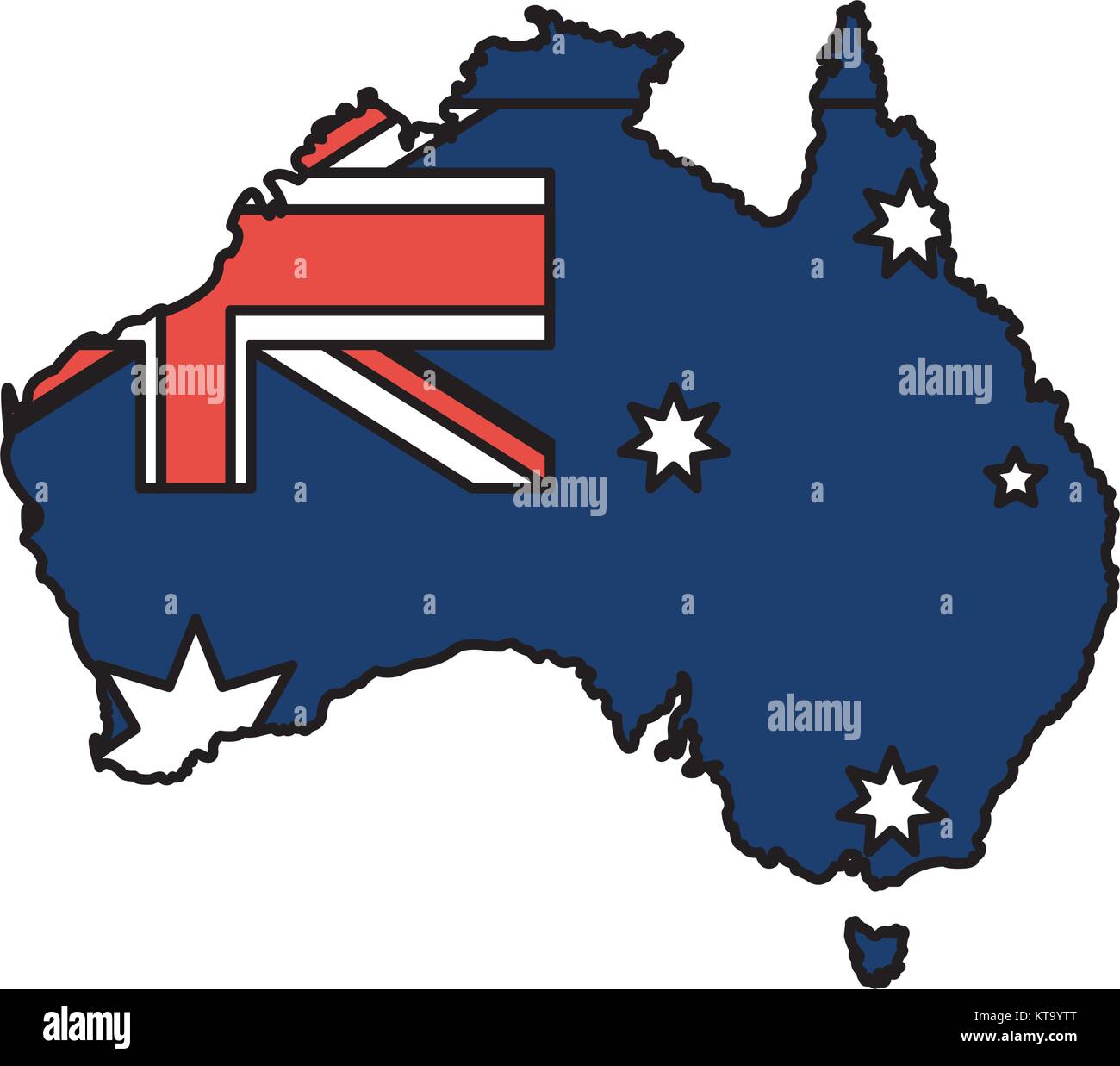 Australian map design Stock Vector Image & Art - Alamy