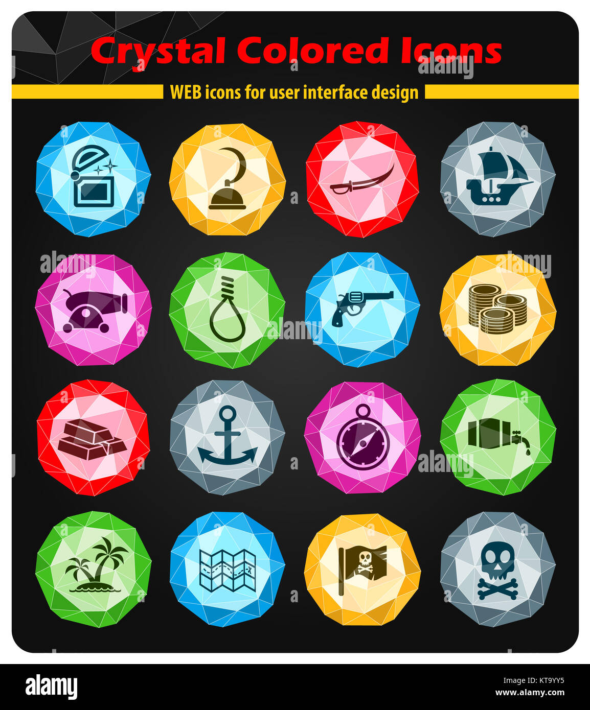 pirates icon set Stock Photo - Alamy