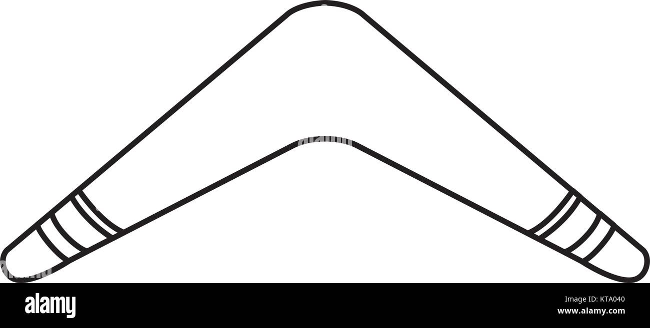 Boomerang Black and White Stock Photos & Images - Alamy