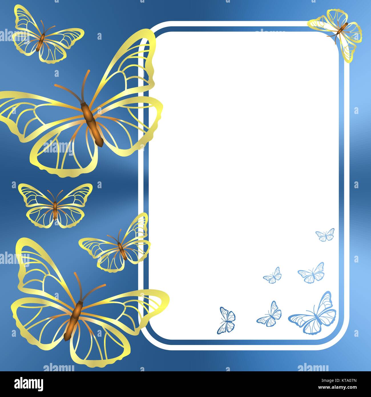 Butterfly Page Border