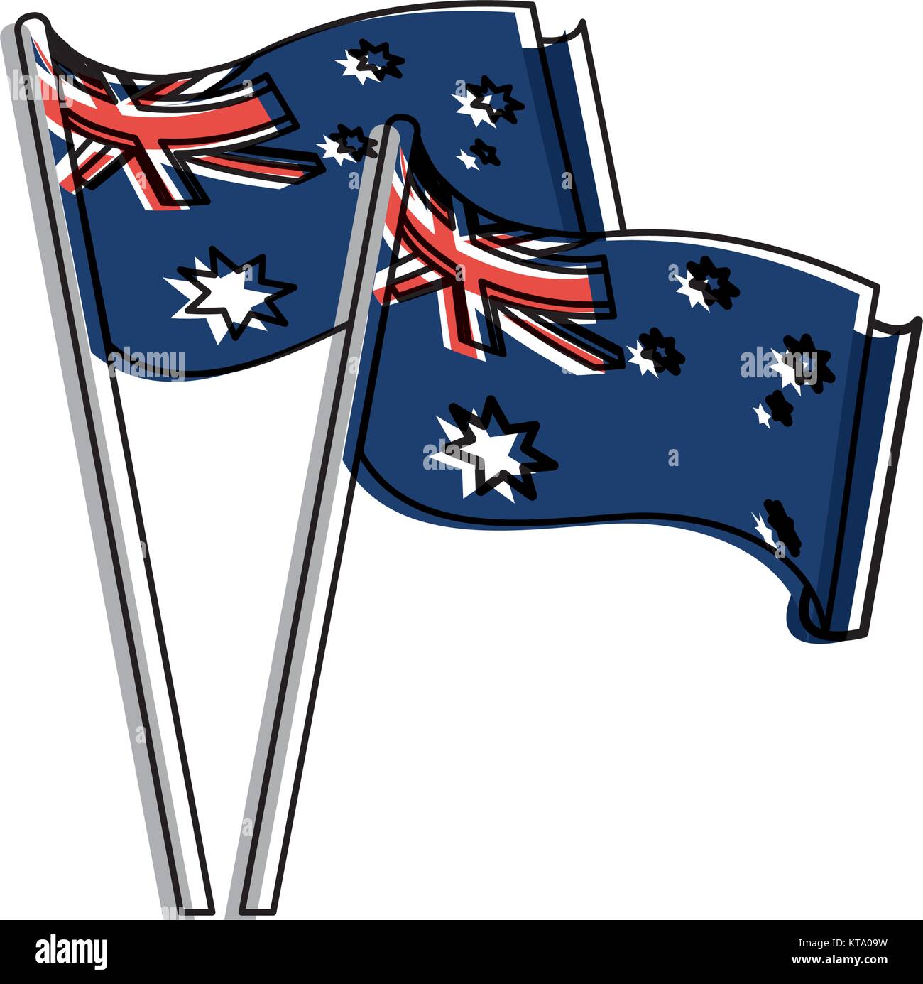 Australian flag design Stock Vector Image & Art - Alamy