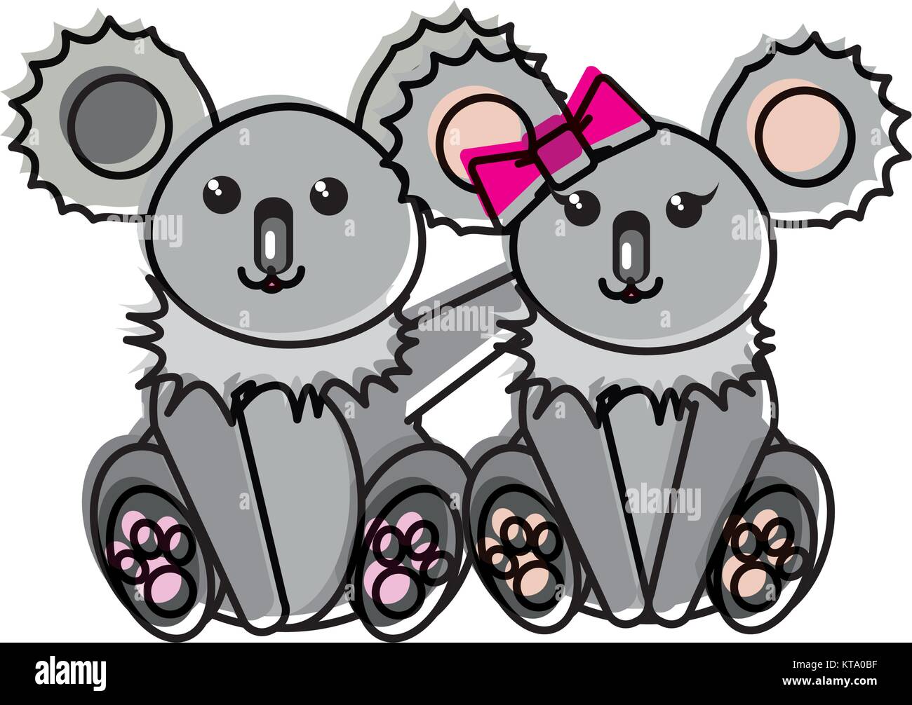Koala cartoon design Stock Vector Image & Art - Alamy
