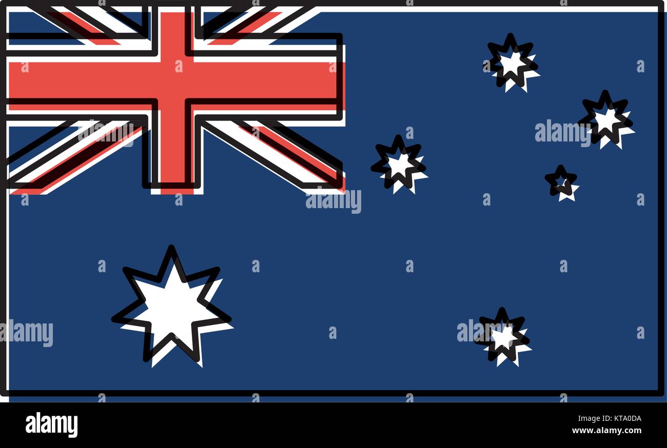 Australian flag design Stock Vector Image & Art - Alamy