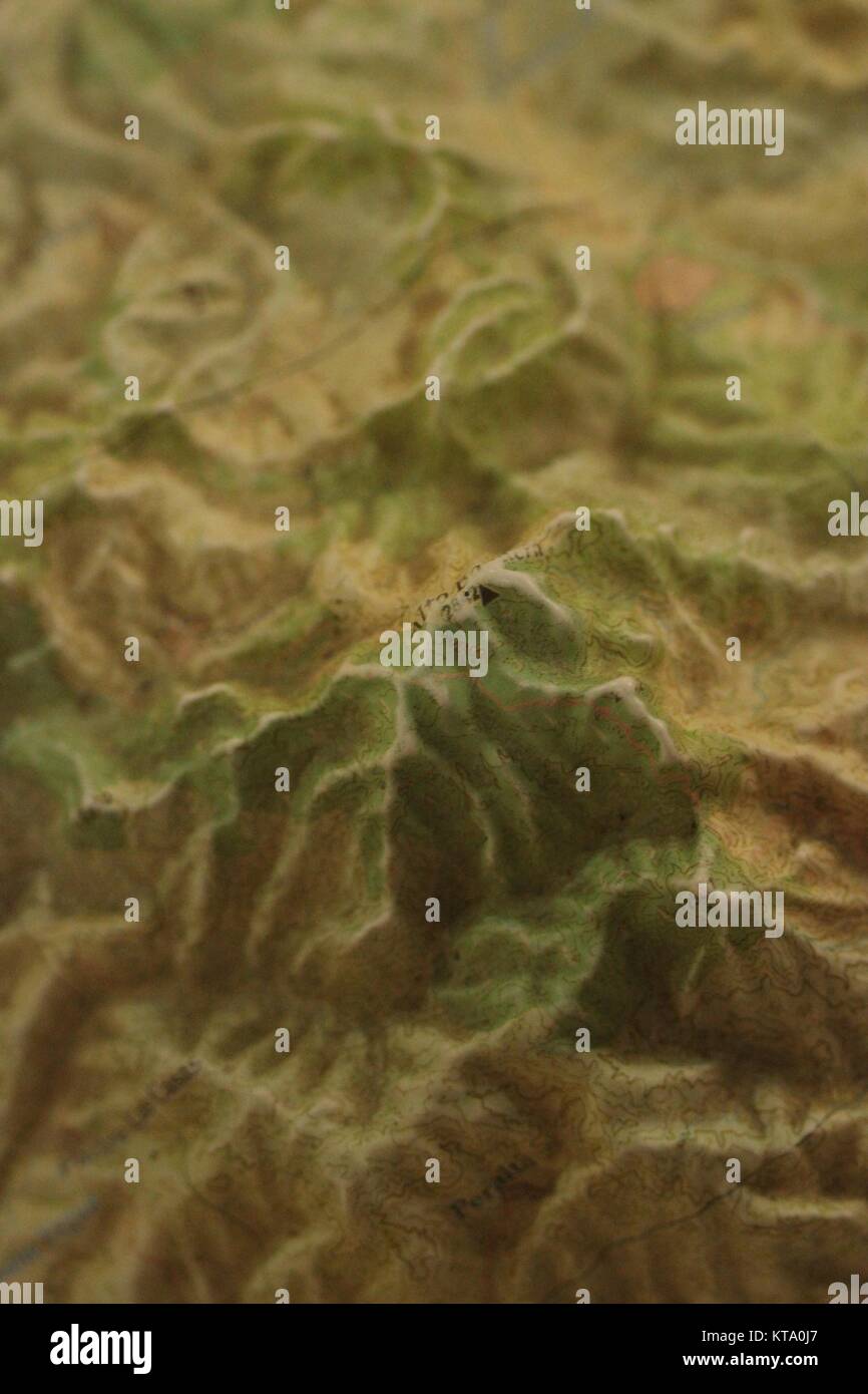 relief of map Stock Photo - Alamy