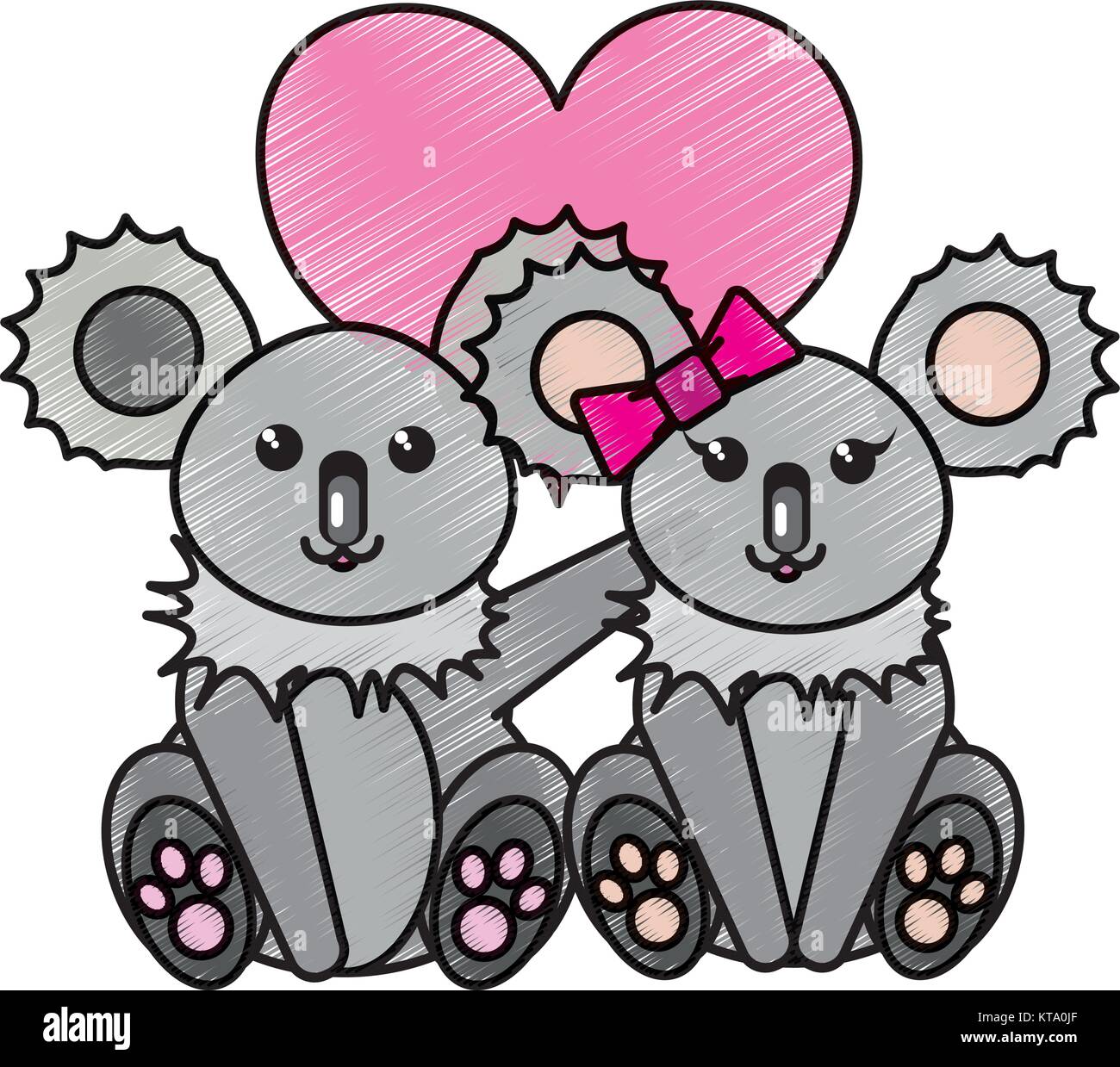 Koala cartoon design Stock Vector Image & Art - Alamy