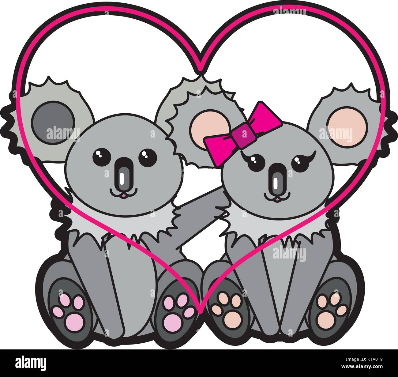 Koala cartoon design Stock Vector Image & Art - Alamy