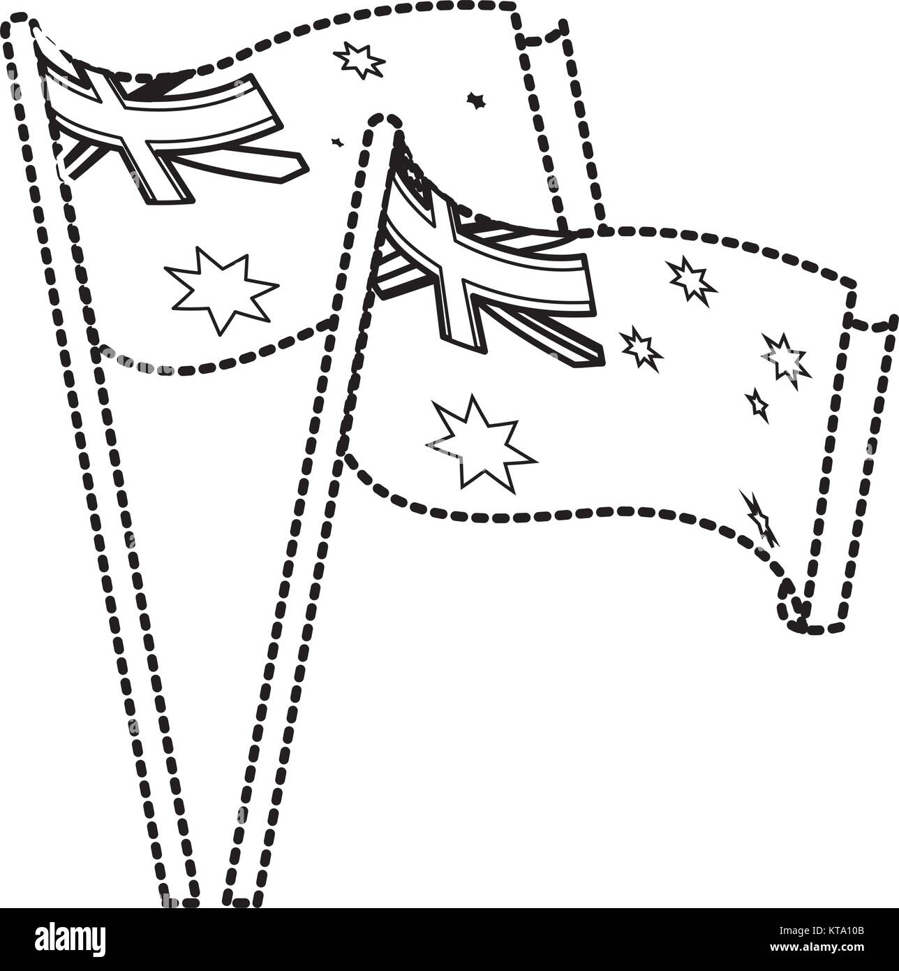 Australian flag design Stock Vector Image & Art - Alamy