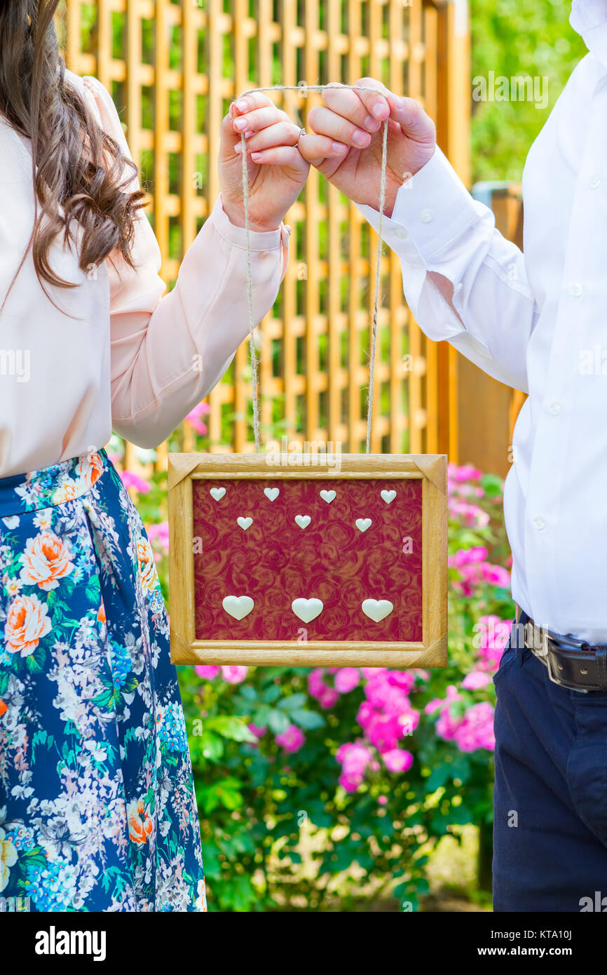 Hand in frame hi-res stock photography and images - Alamy