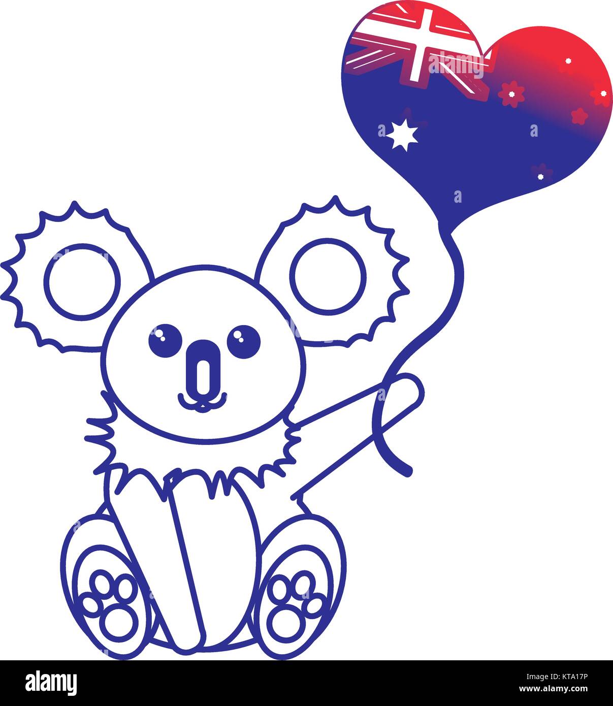 Australian koala design Stock Vector Image & Art - Alamy