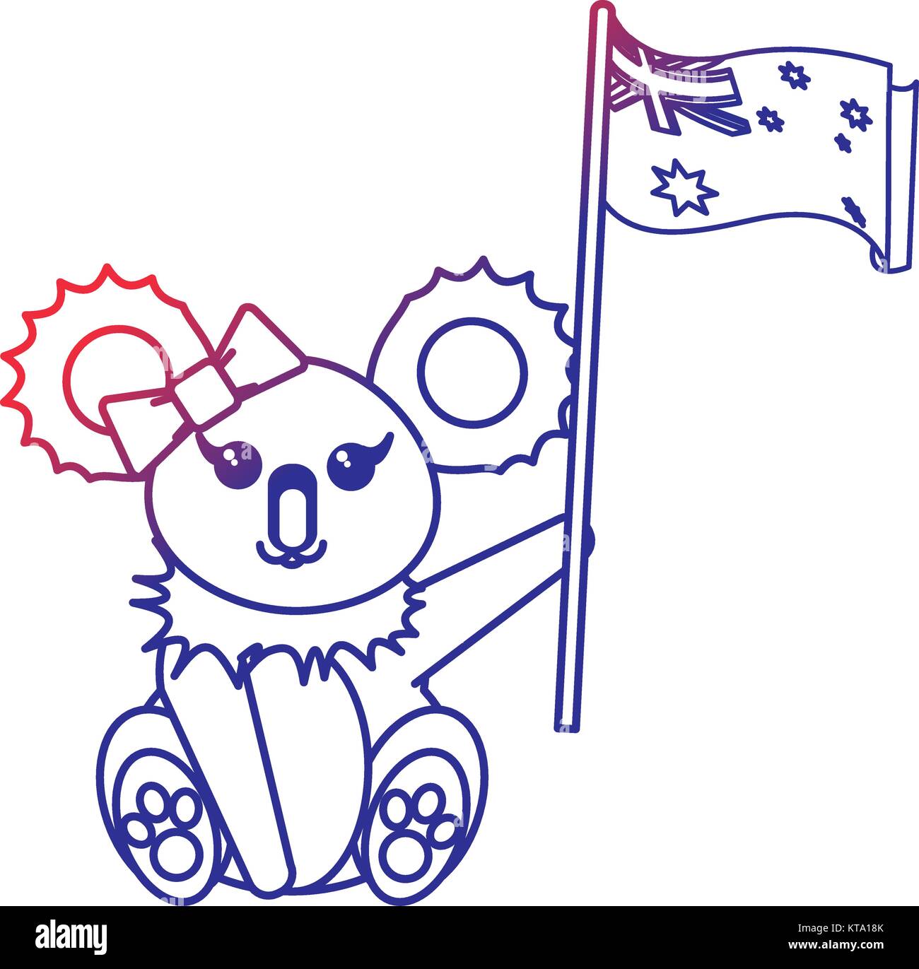 Australian koala design Stock Vector Image & Art - Alamy
