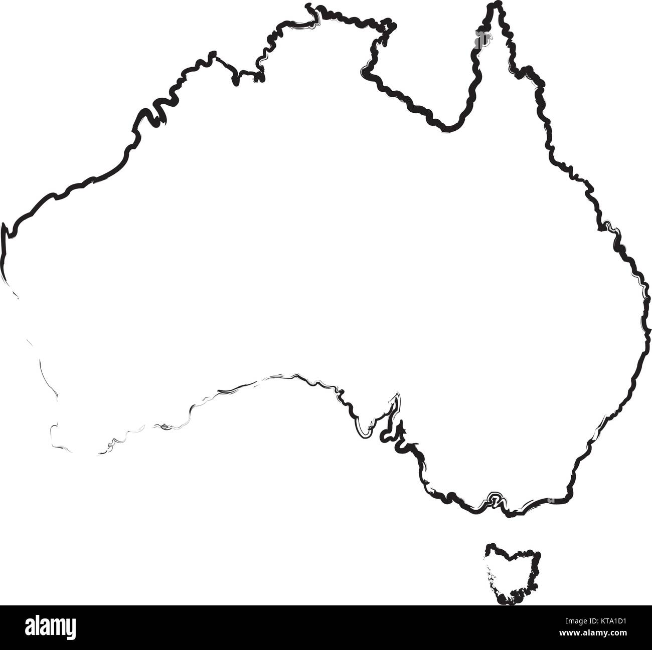 Australian map design Stock Vector Image & Art - Alamy