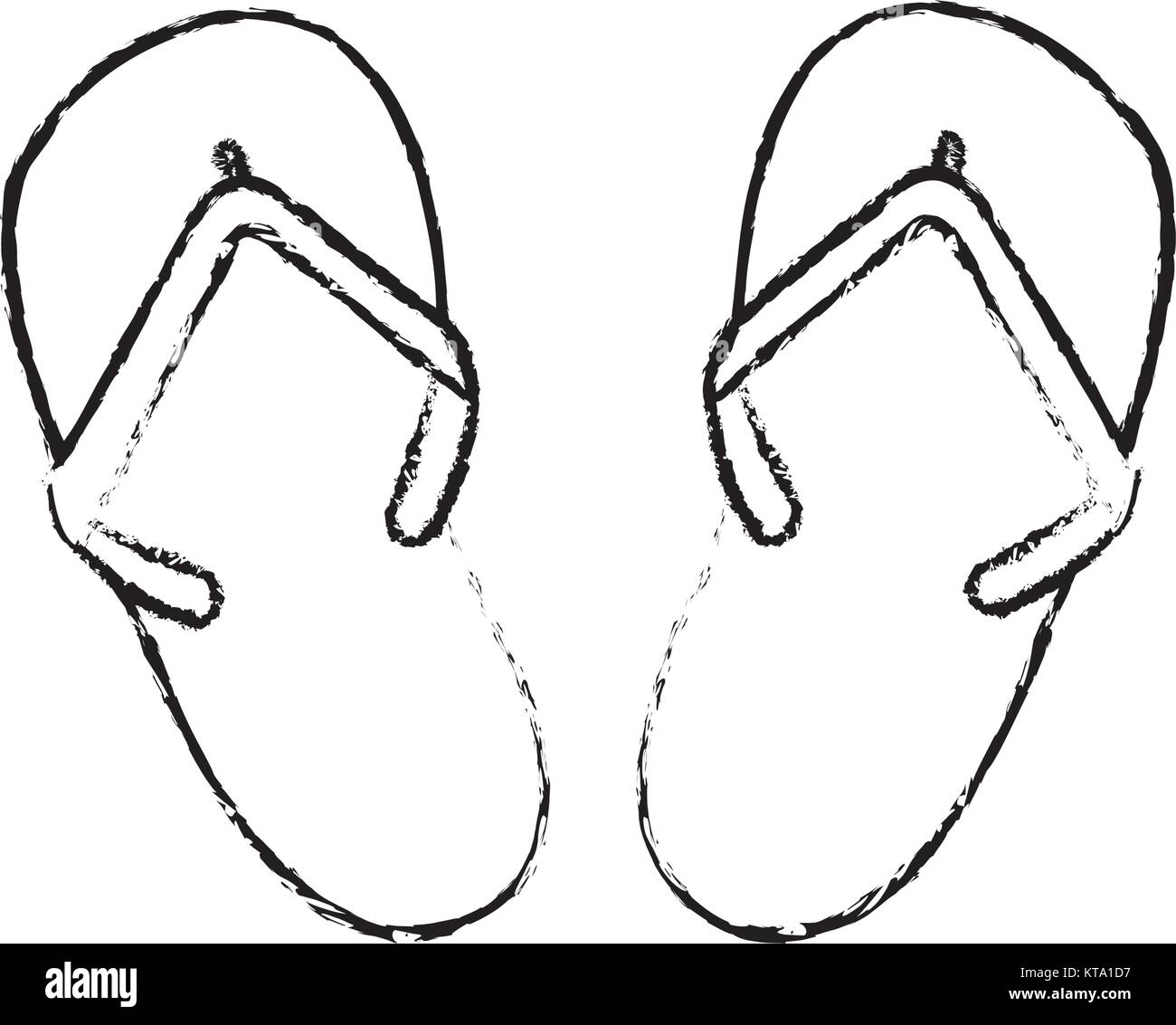 Isolated sandals design Stock Vector Image & Art - Alamy