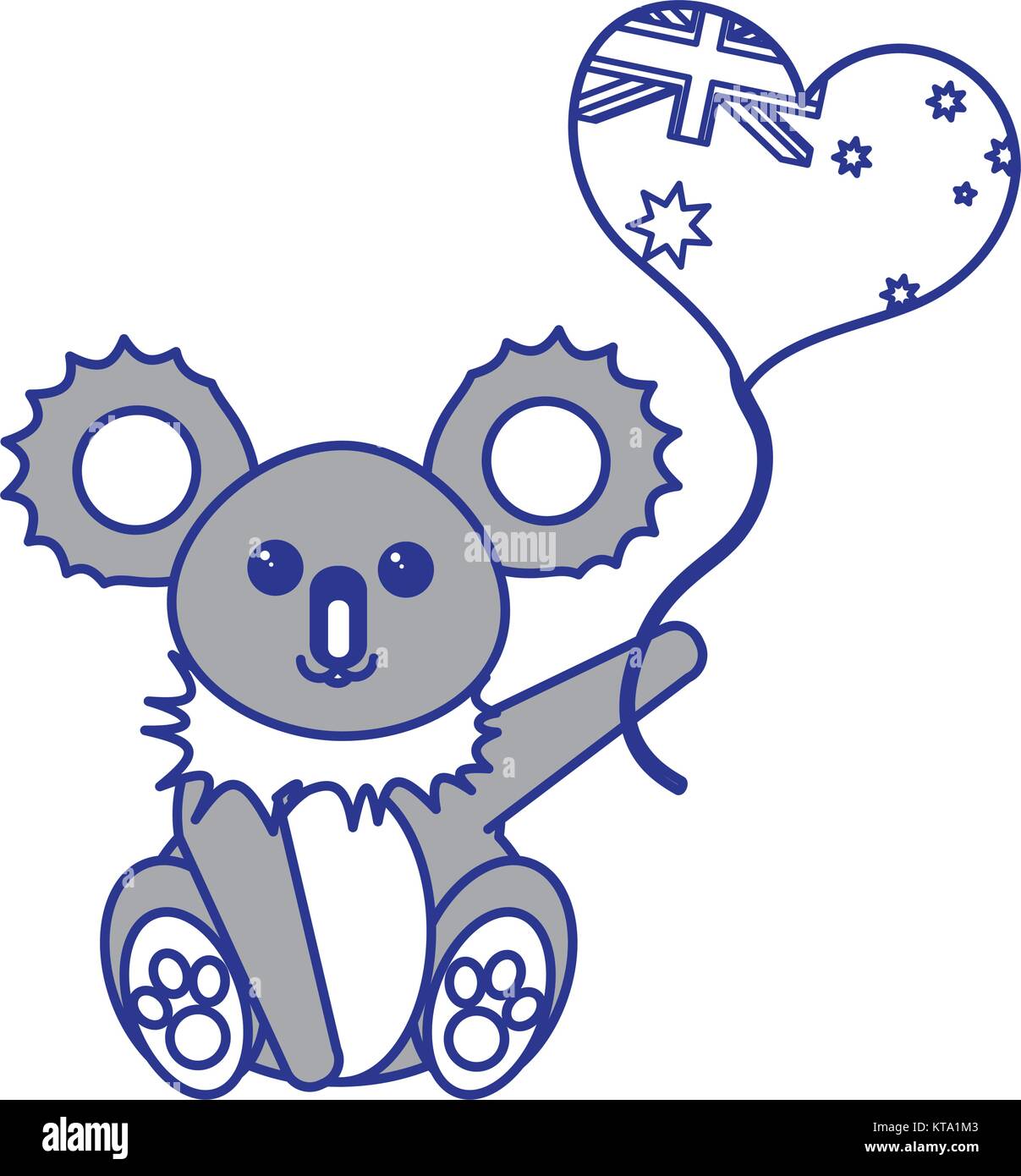 Australian koala design Stock Vector Image & Art - Alamy