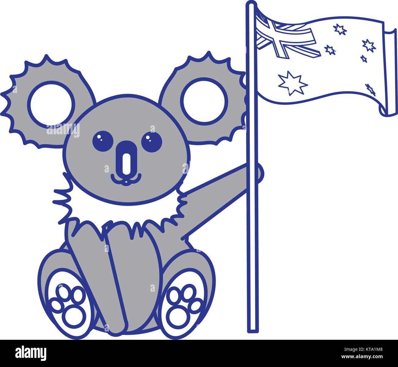 Australian koala design Stock Vector Image & Art - Alamy