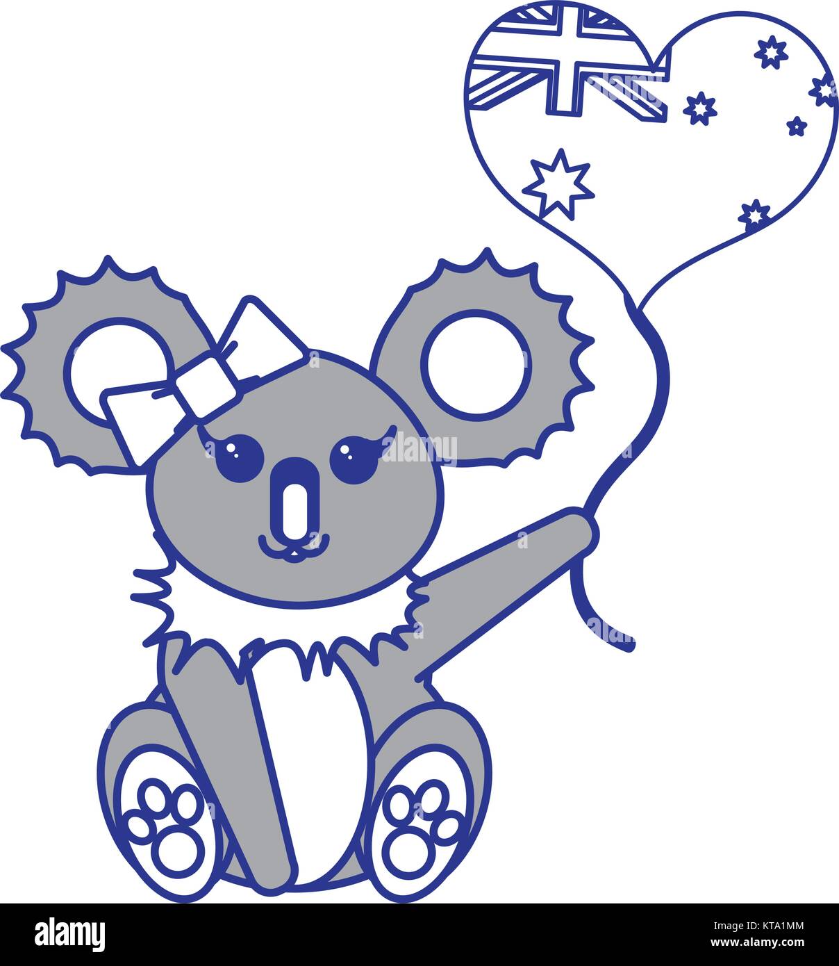 Australian koala design Stock Vector Image & Art - Alamy