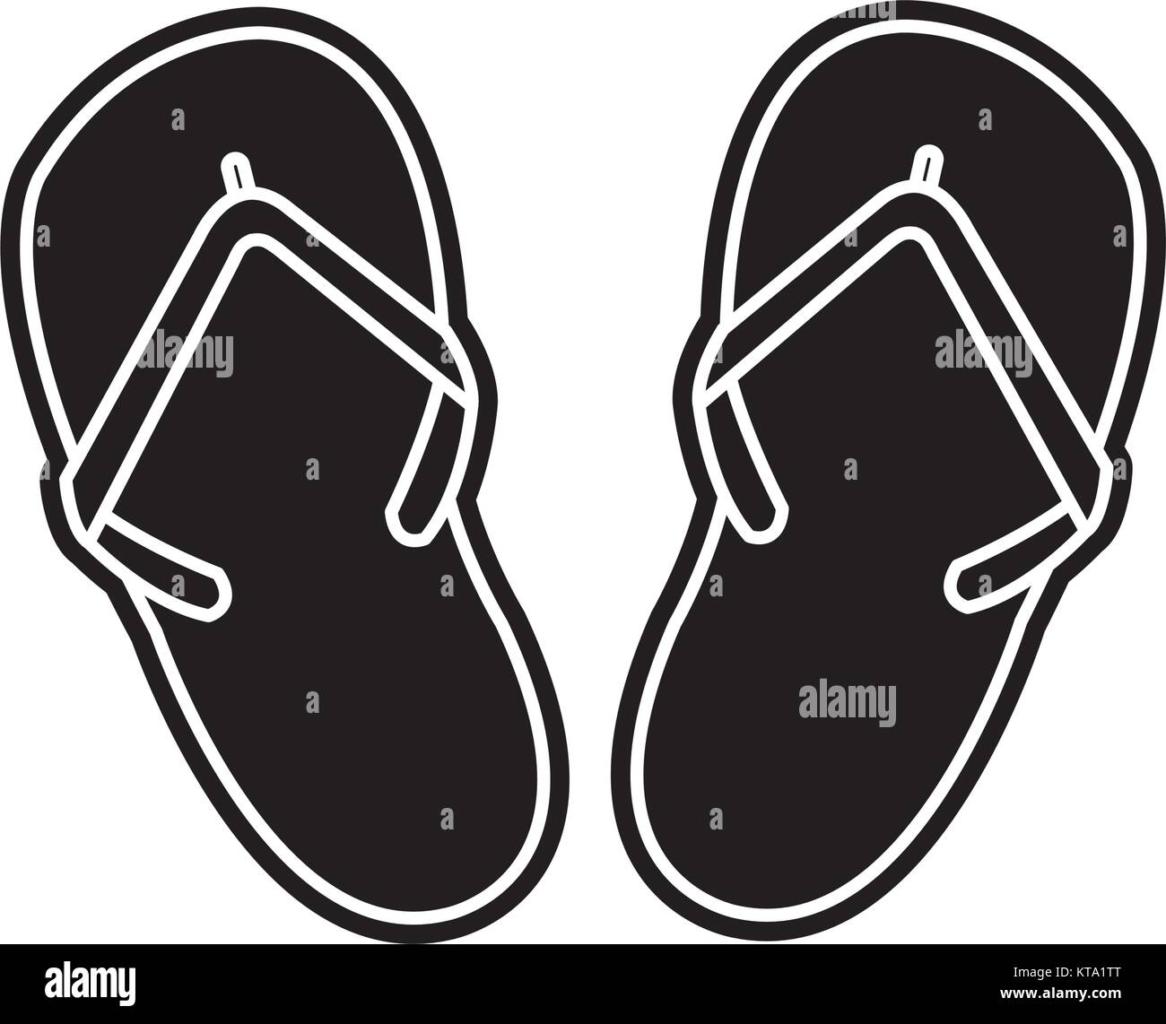 Isolated sandals design Stock Vector Image & Art - Alamy