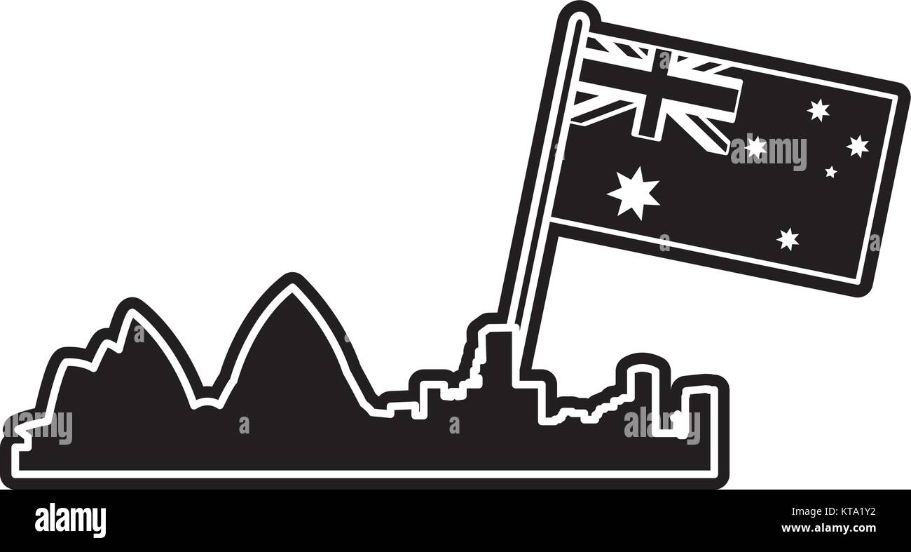 Australian country scene Stock Vector Images - Alamy