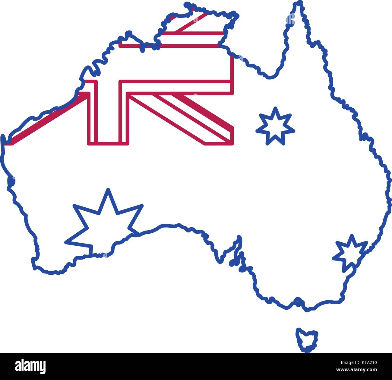 Australian map design Stock Vector Image & Art - Alamy