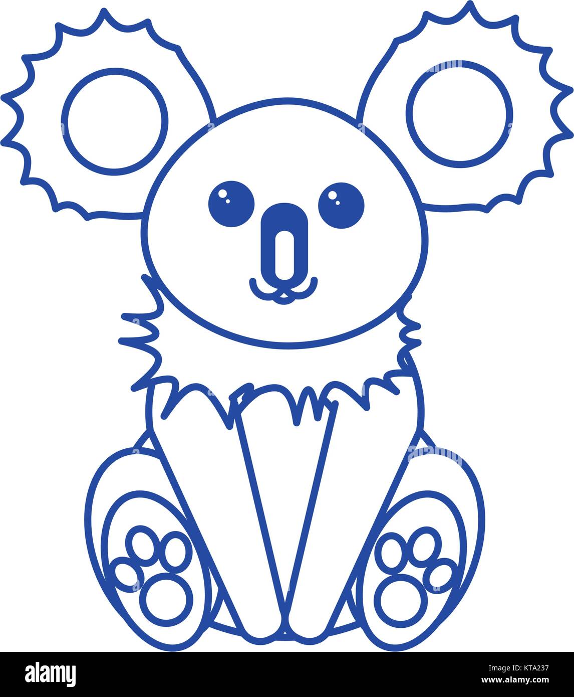 Koala cartoon design Stock Vector Image & Art - Alamy