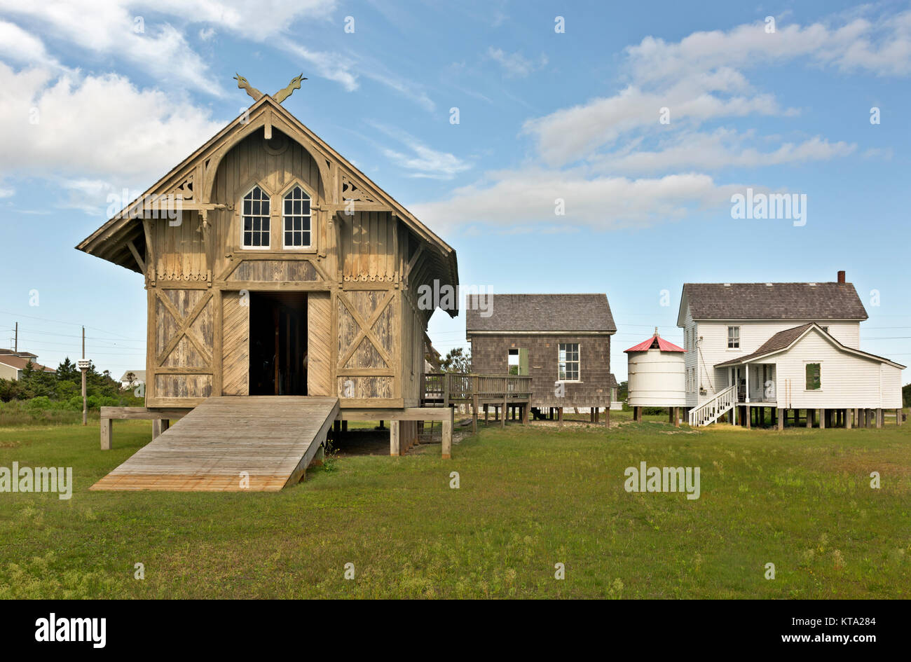 Chicamacomico historic u s life saving station hi-res stock photography ...