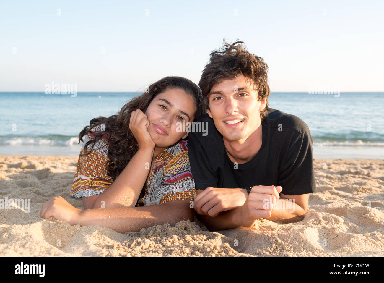 Couple in Summer time Stock Photo - Alamy